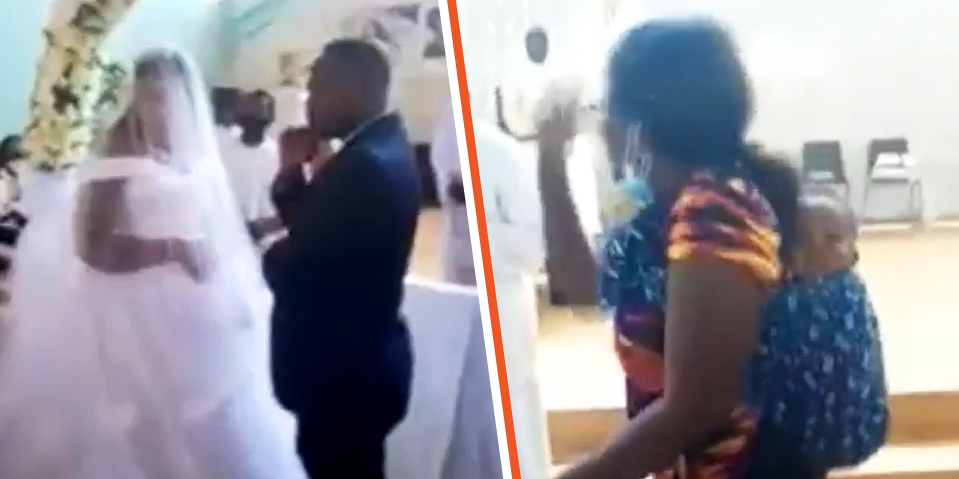 Outraged Woman with Baby Breaks into Wedding Ceremony Crying: 'This Man ...