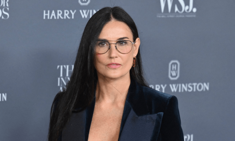 Demi Moore, 61, Stuns in Silver: Fans Remark on Her Evolving Look