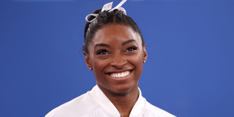 Simone Biles' See-Through Dress at 'Simone Biles Rising: Part 2 ...